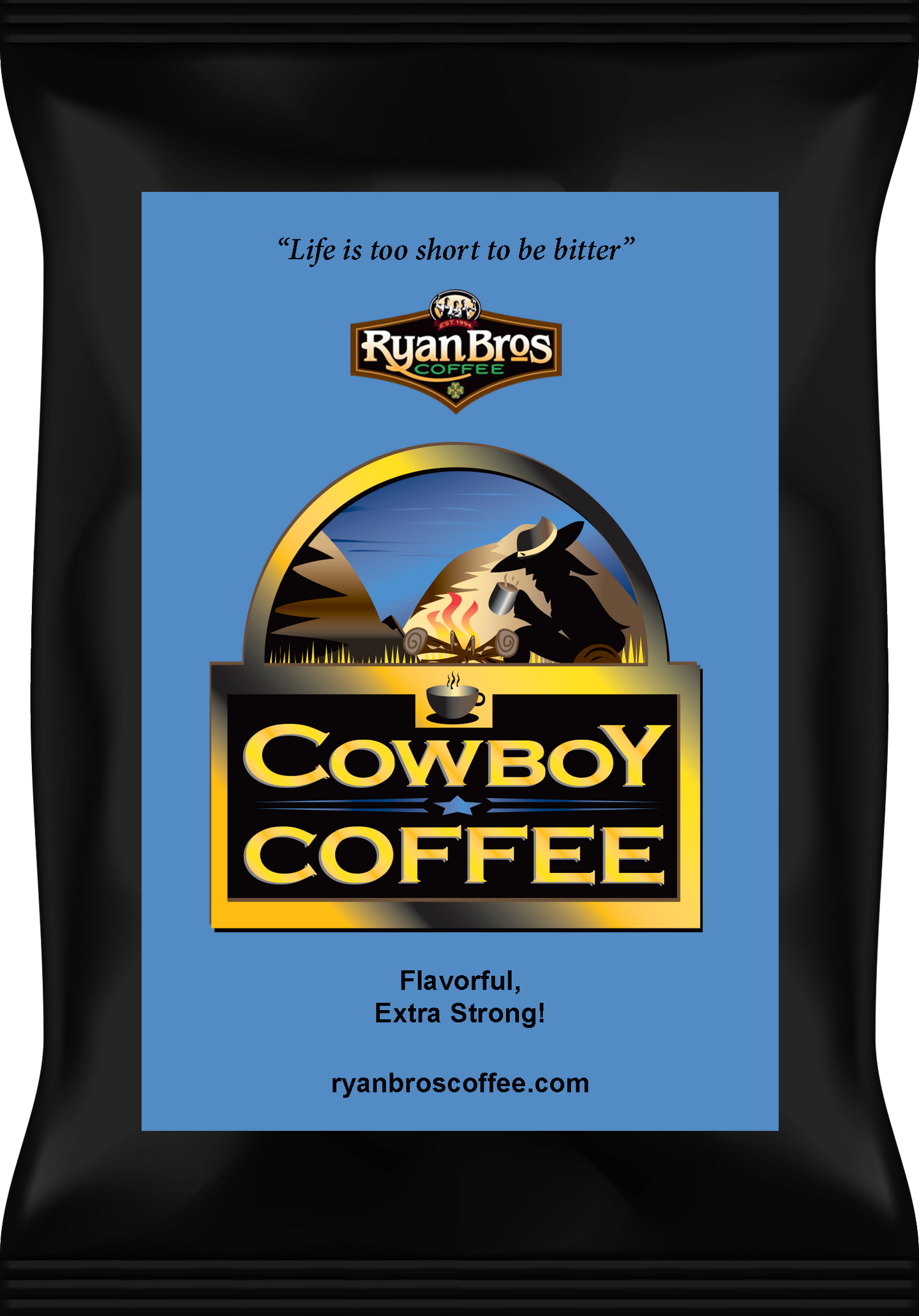 Ryan Bros Coffee: Cowboy Coffee Sip of San Diego Blend